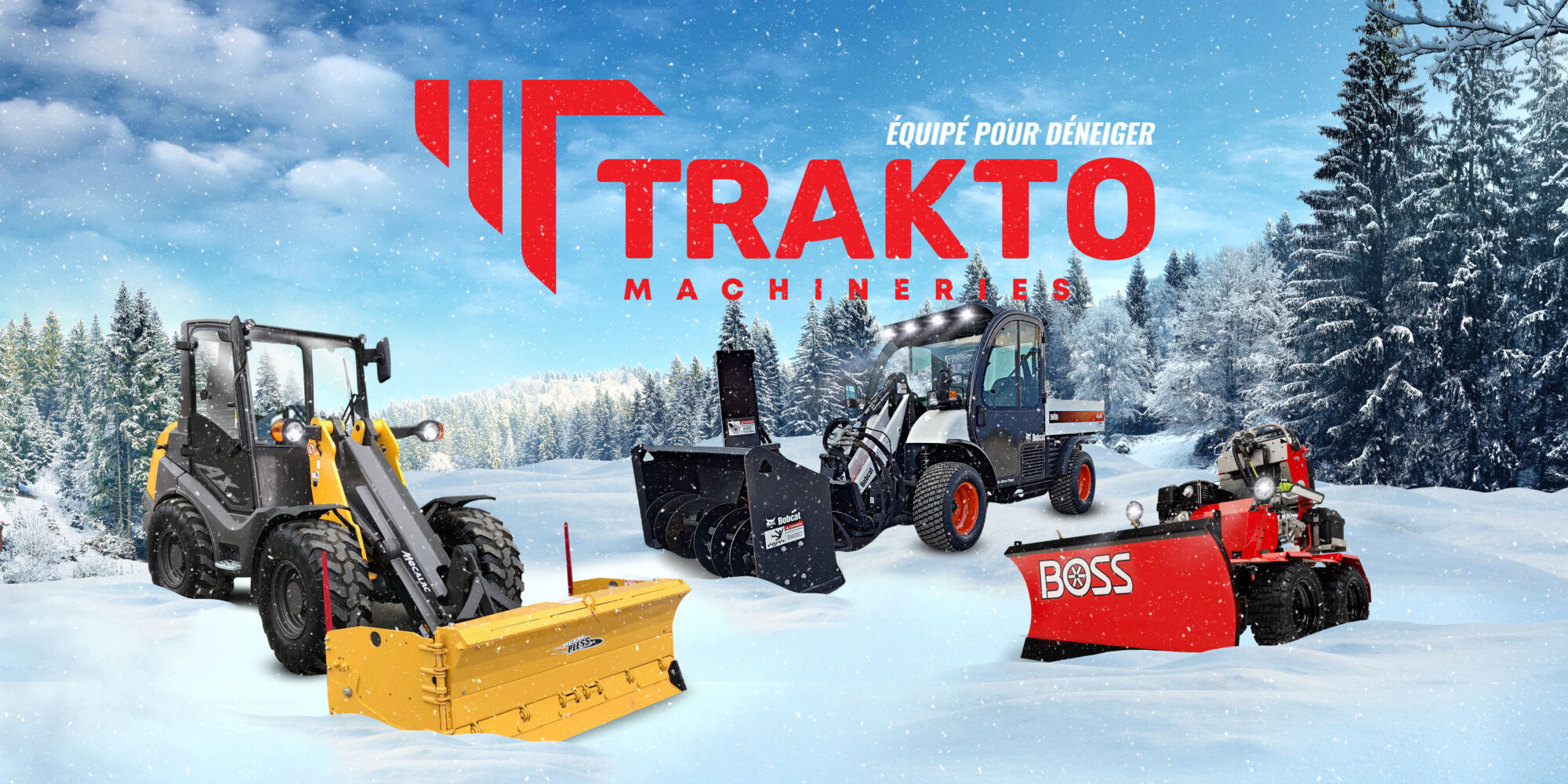 Machineries Trakto | Votre concessionnaire de machineries commerciales